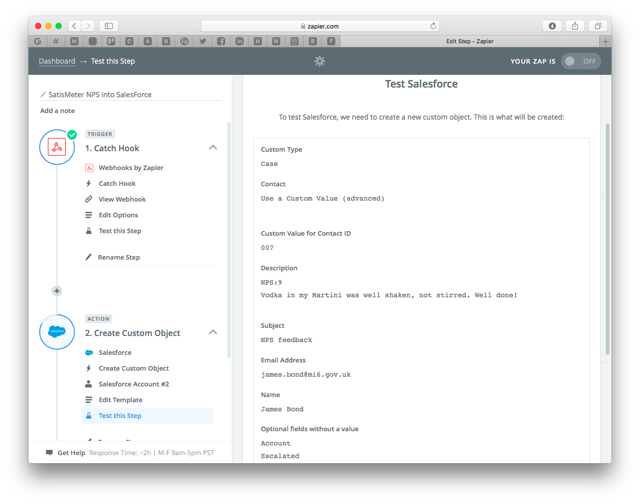 Salesforce integration – SatisMeter